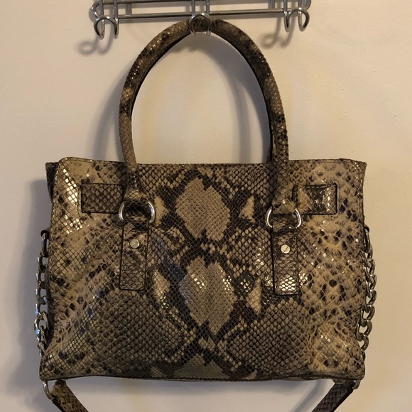 Michael Kors | Bags | Michael Kors Snakeskin Bag | Poshmark